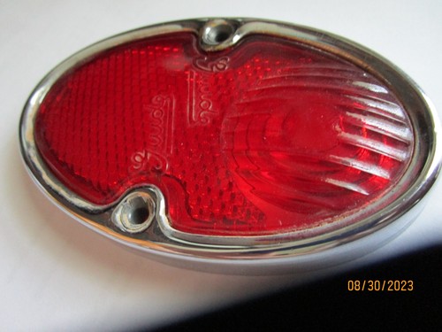 1931-32 vintage chevy stimsonite tail light lens and bezel chrome | eBay