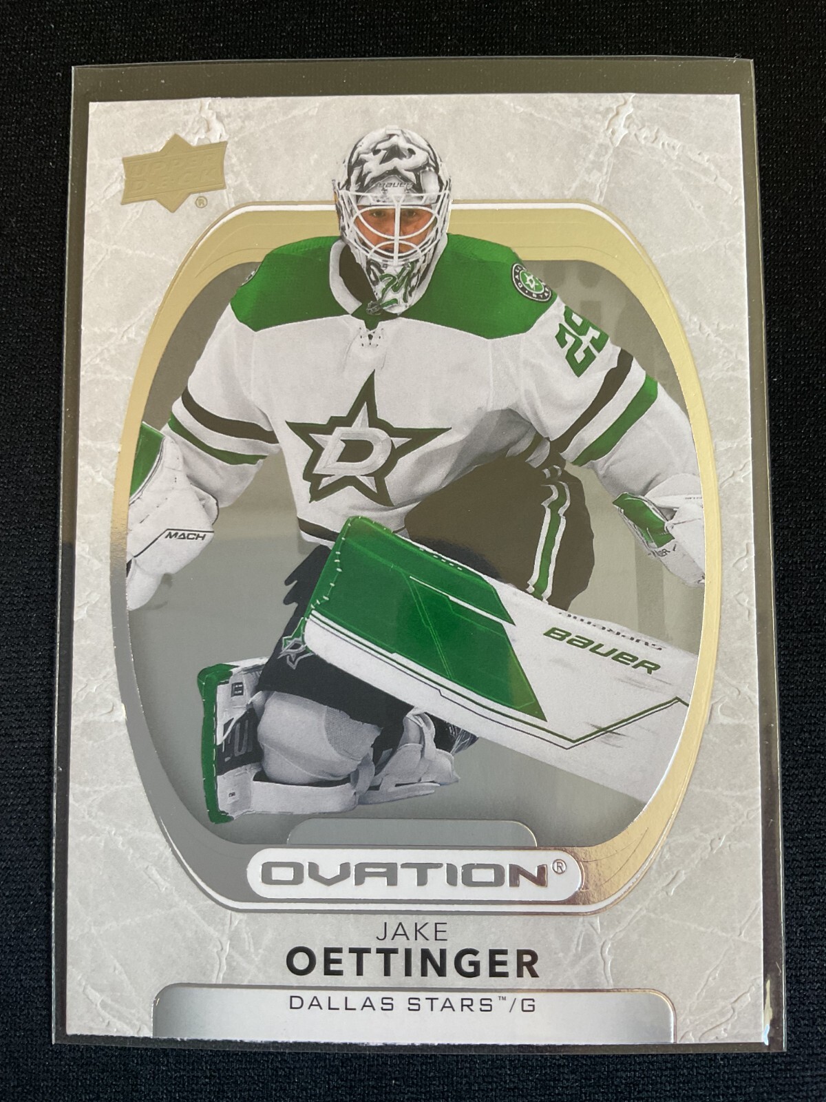 Jake Oettinger 2021-22 Upper Deck Ovation Rookie Base Card #30 | eBay