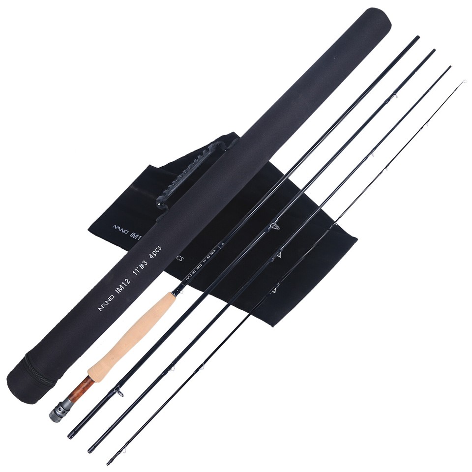 Maxcatch Nano Nymph Fly Fishing Rod 2/3/4WT 10ft IM12 Toray Carbon Fast ...