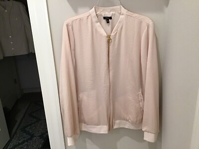 Womens Cupio Blush Colored, Zippered Jacket Size XL New | eBay