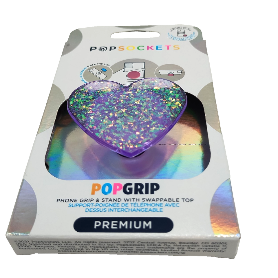 PopSockets Phone Grip Stand Confetti Dreamy Heart POPGRIP Popsocket | eBay
