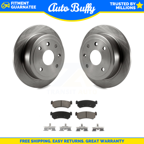 [Rear] Disc Brake Rotors Ceramic Pad Kit For Suzuki Forenza Reno ...