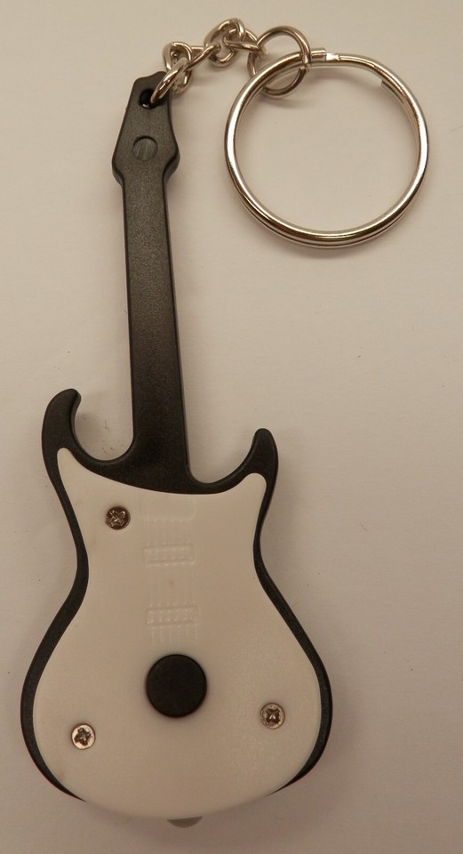 State Farm Insurance Guitar Flashlight 3.5" Promo Keychain Key Ring | eBay