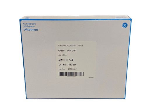 (43) WHATMAN Grade 3MM CHR Chromatography Blotting Paper 8x10” 3030-866 ...