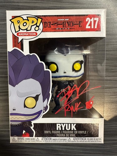 Funko POP! Animation: Death Note - Ryuk (Signed/Brian Drummond/JSA ...