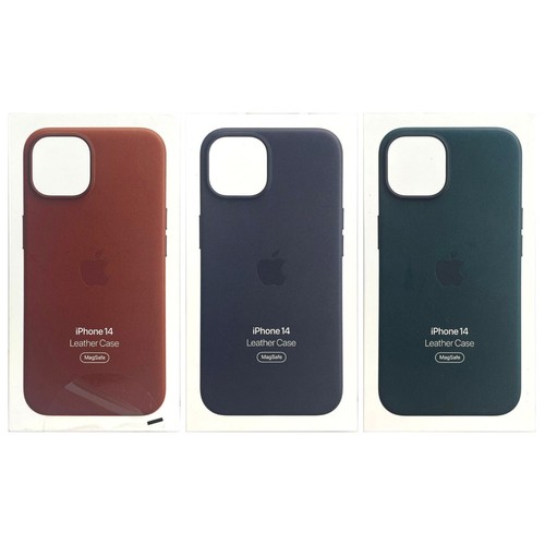 Genuine Original Apple iPhone 14 Leather Case Cover - Brand New | eBay