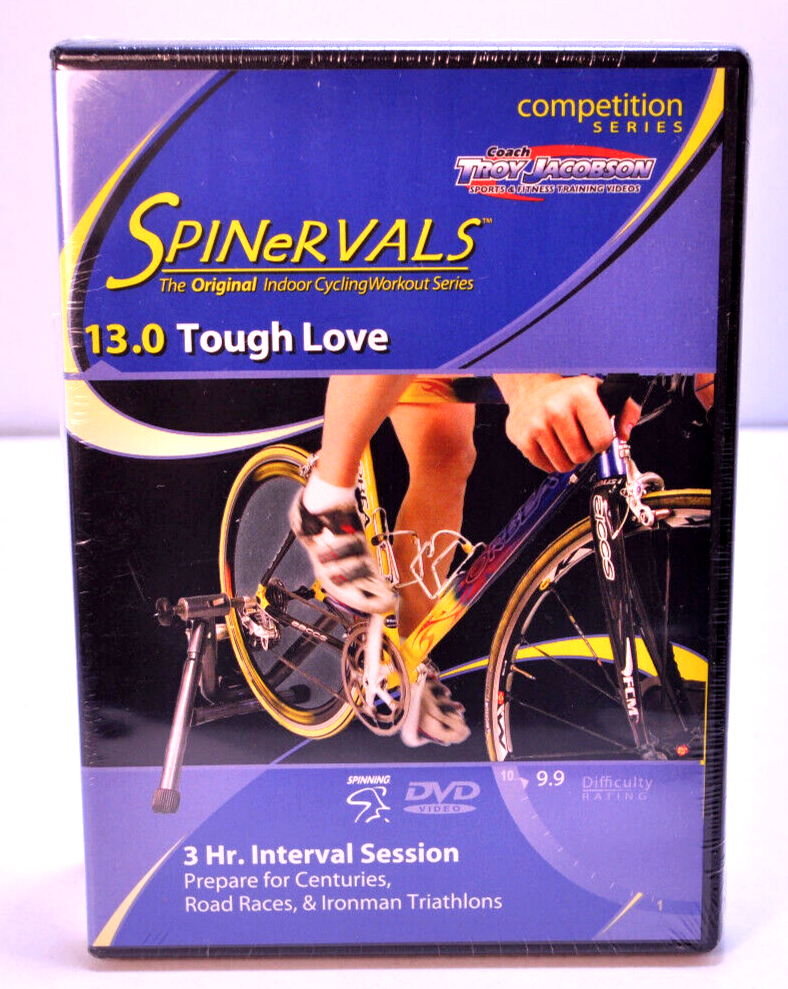 Spinervals Cycling 13.0 Tough Love 3 DVD indoor cycling workout series ...