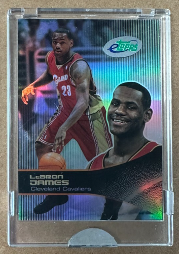 2003 Topps eTopps Basketball #43 Lebron James Rookie card Encased ...