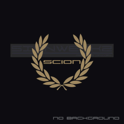 Scion Racing Wreath Decal Sticker logo supra FR-S trd vvti racing Pair ...