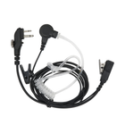 For hytera walkie talkie PD500 TD500 TC610 TD520 air tube earphone two ...