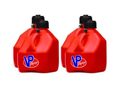VP Racing Motorsports Red Square 3 Gallon Fuel Jugs x 4 | eBay