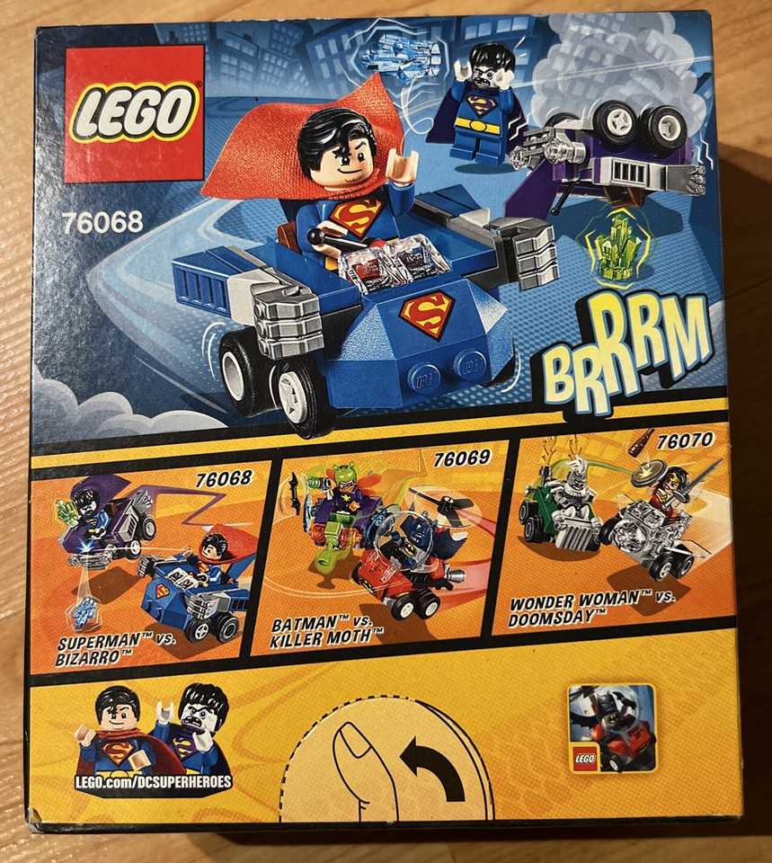 LEGO DC Comics Super Heroes Mighty Micros: Superman vs. Bizarro (76068 ...