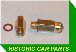 2 SU H6 Carb Fuel Inlet BALL VALVES for Triumph TR4 1961-65 replace ...