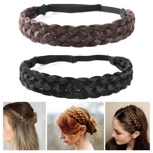 Headband Adjustable Hair Binding Twist Braid Hair Band Different Color ...