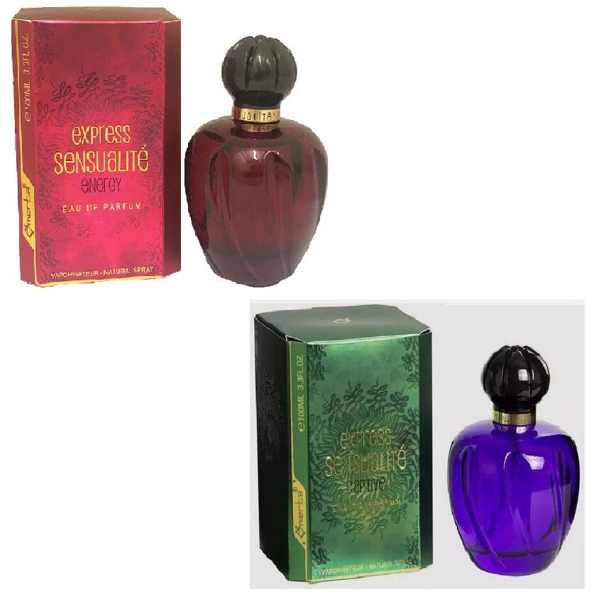 2 X Womens' Perfume Express Sensualite Designer Fragrance Long-Lasting ...