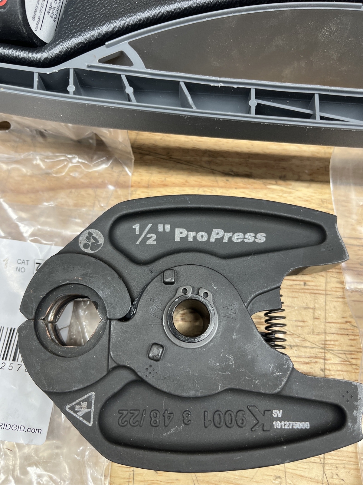 Ridgid RP 115 Mini Press Tool Kit for 1/2 in. - 3/4 in. Copper ...