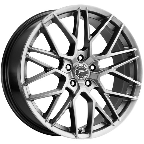 Platinum 459 Retribution 18x8 5x4.5" +40mm Graphite Wheel Rim 18" Inch ...