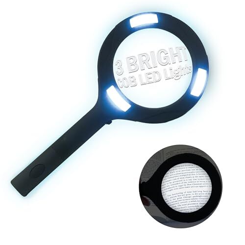 Large High Power Magnifying Glass