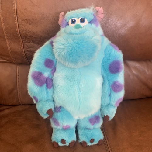 Genuine Disney Store Sully Monsters Inc 15" Inches Soft Toy Plush Large ...