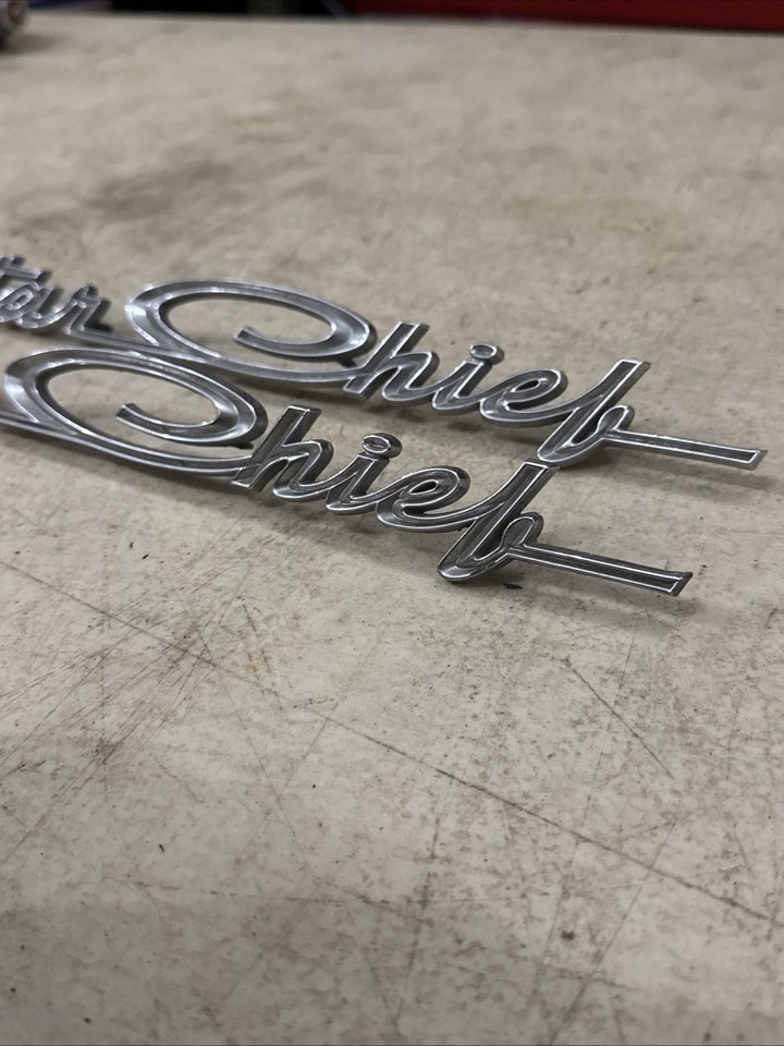 1959 Pontiac Star Chief Quarter Panel Emblems Pair | eBay