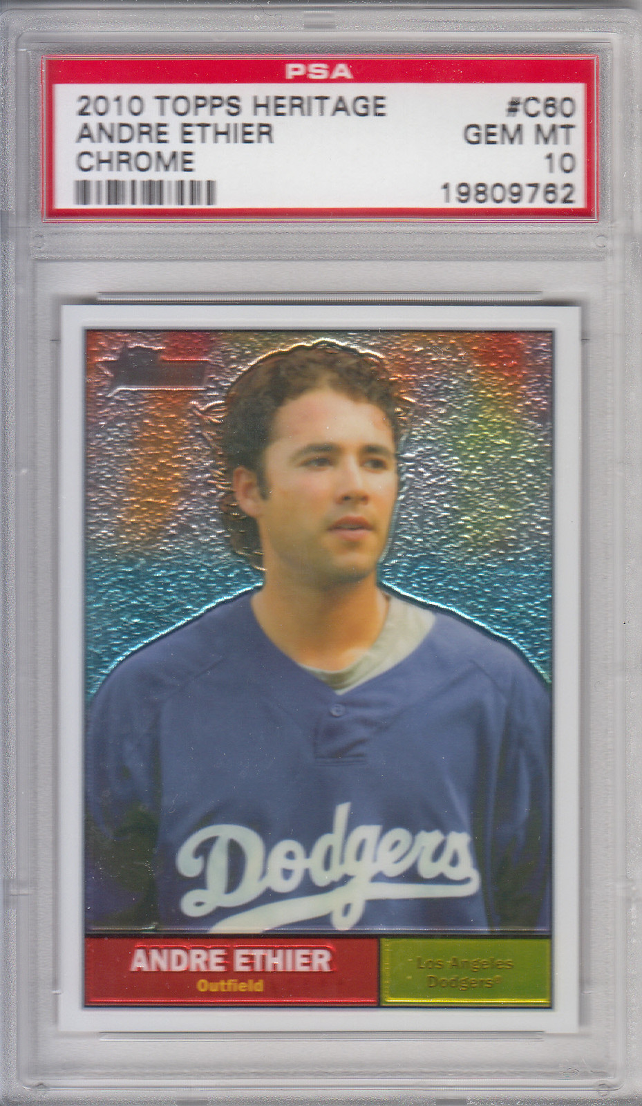 2010 TOPPS HERITAGE C60 ANDRE ETHIER PSA 10 | eBay