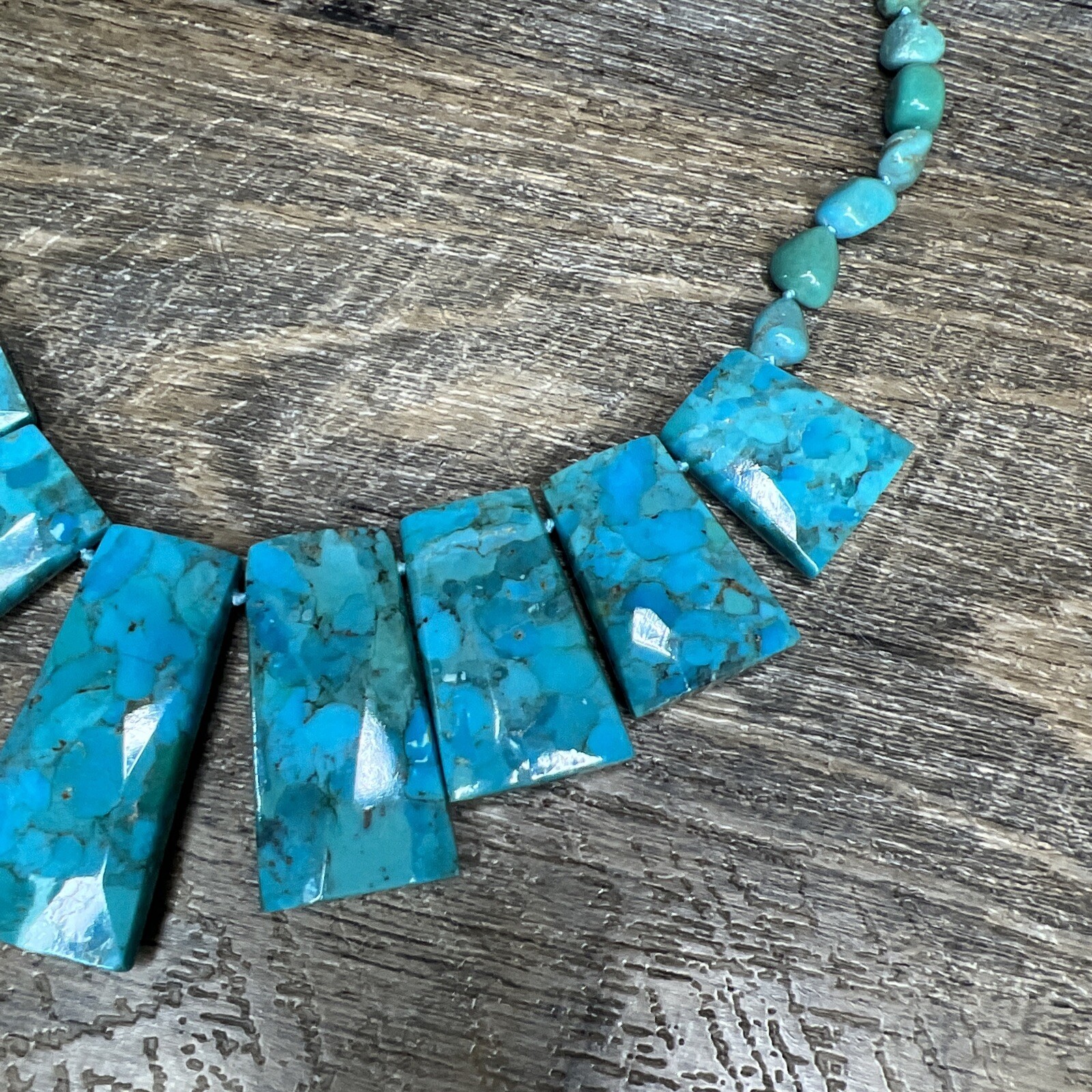 Mine Finds Jay King Turquoise Reversible Bib Necklace | eBay