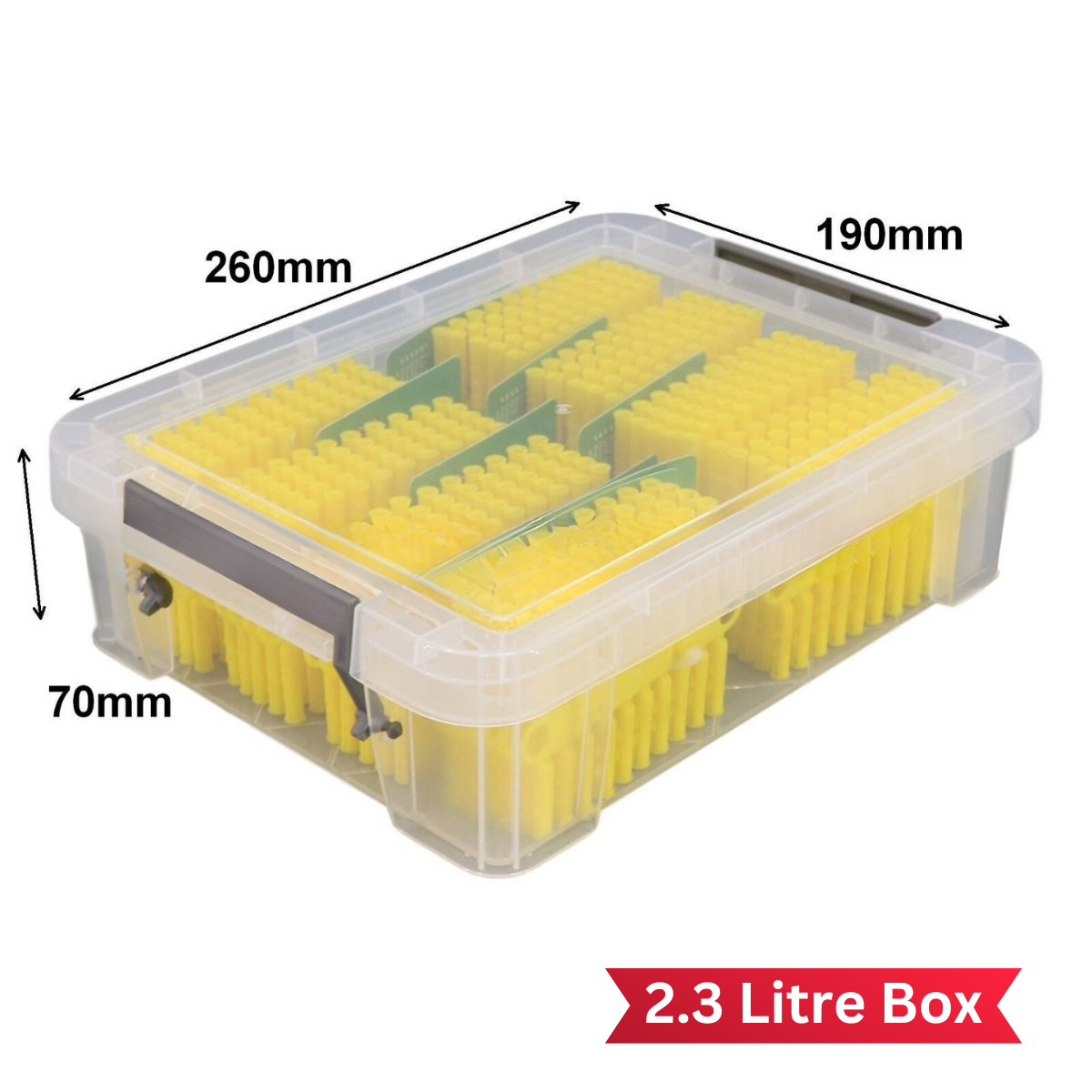 Craft Storage Containers 3 Layer Craft Storage Box, Coral Everything