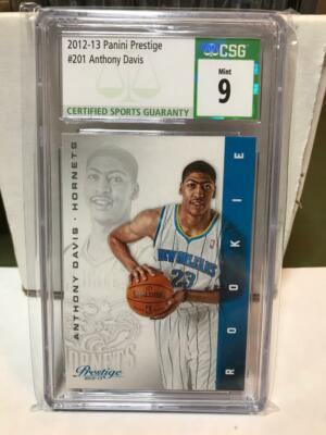 2012 Panini Prestige #201 ANTHONY DAVIS RC CSG 9 MINT | eBay