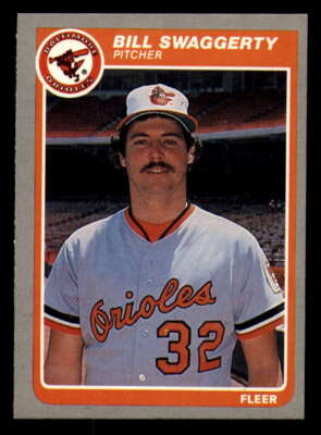 1985 Fleer #193 Bill Swaggerty NM-MT Orioles | eBay