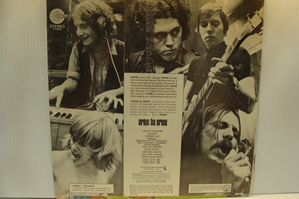 The Crow - Crow By Crow NEW Sealed Vinyl LP Album 90771561817 | eBay