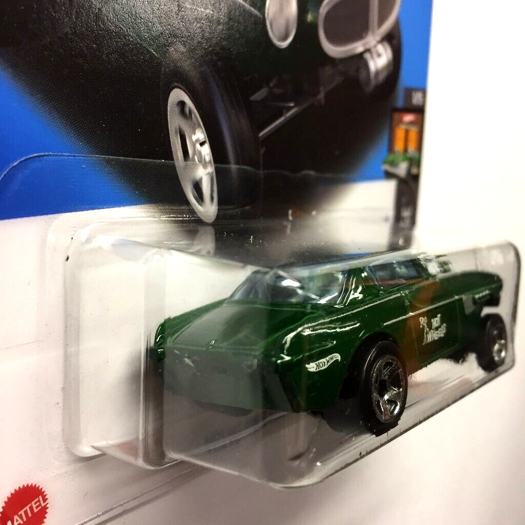 NEW Hot Wheels Volvo P1800 Gasser Green Drag Car 2023 No 1 HKG27 Long ...