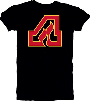 Atlanta Flames DEFUNCT NHL Hockey Vintage style Black t tee shirt team ...