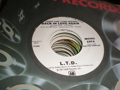 L T D 45 Back In Love Again PROMO A & M | eBay