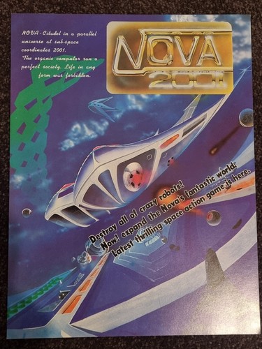 Nova 2001 - Universal USA Inc - ORIGINAL NOS Promo Arcade Advertising ...