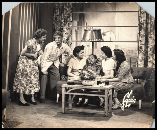 CUBAN TV CARIDAD CUERVO HERMANAS LAGO CORALIA RAMON VELOZ CUBA 1950s ...