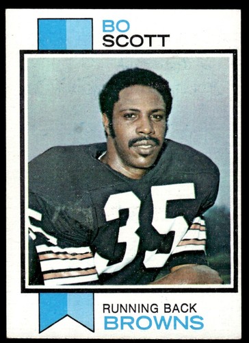1973 TOPPS BO SCOTT CLEVELAND BROWNS #509 | eBay