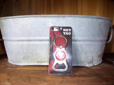 CINCINNATI REDS KEY CHAIN TAG BOTTLE OPENER SPORTS BASEBALL NOVELTY KEY ...