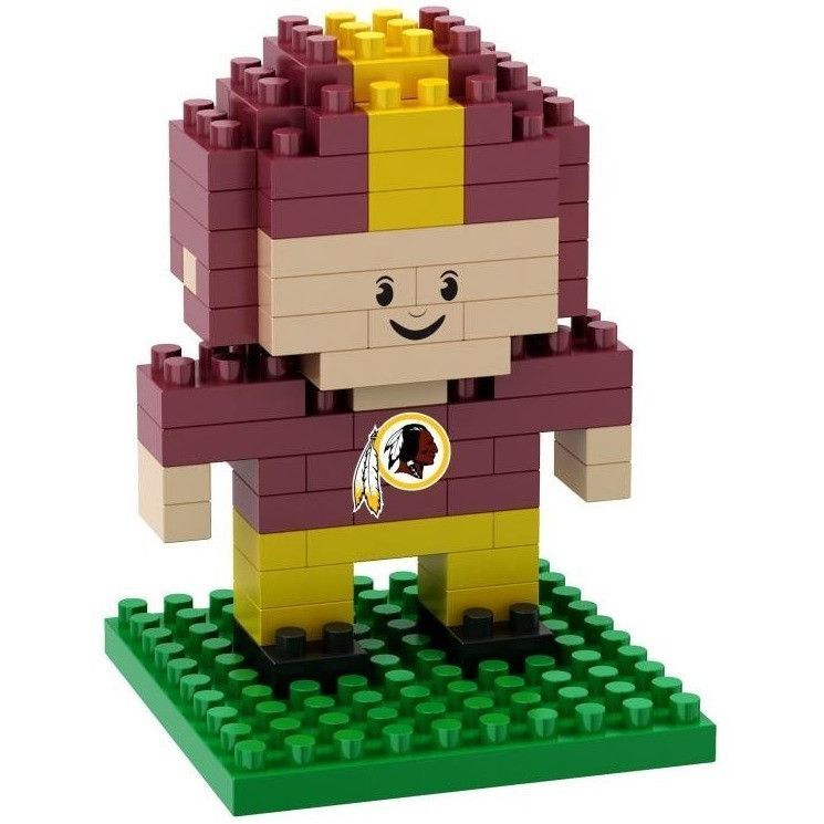 FOCO BRXLZ NFL Washington Redskins Mini Football Player 3-D ...