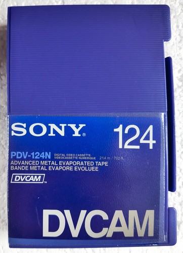 New Sony PDV-124N Digital Video Cassette DVCAM 124 Minutes | eBay