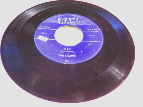 The Crows 45 - Gee - Rama RR-5 Red Vinyl 1st pressing | eBay