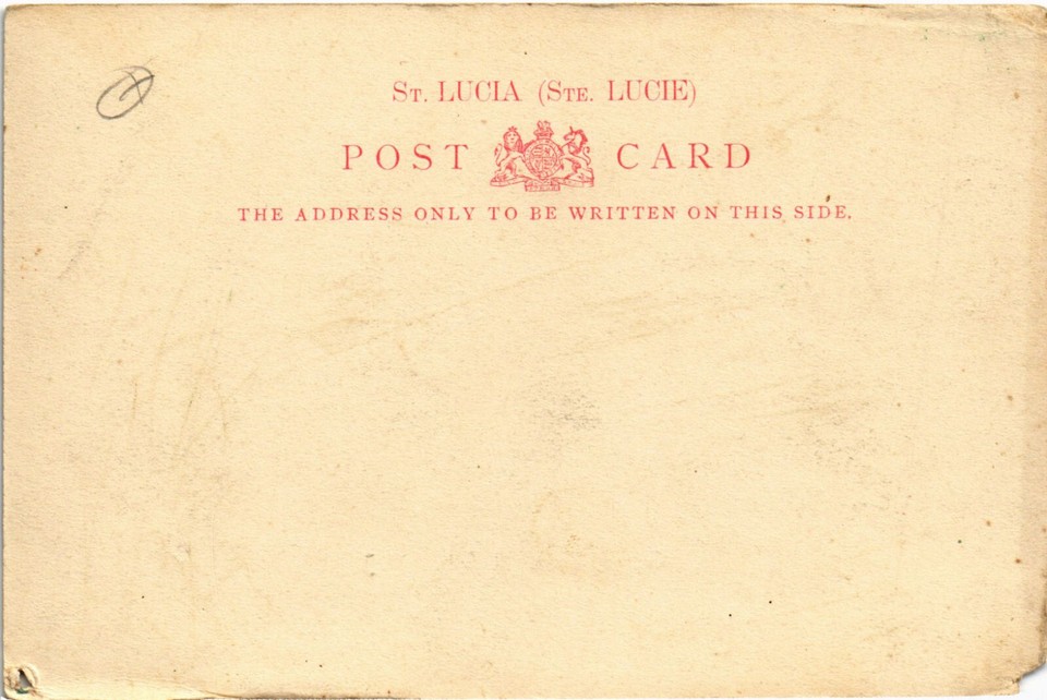 PC VIRGIN ISLANDS ST. LUCIA CASTRIES TOWN Vintage Postcard (b52248) | eBay