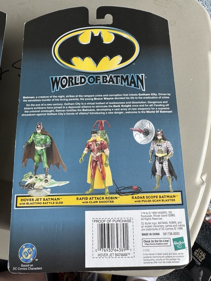 NEW WORLD OF BATMAN HOVER JET BATMAN WALMART EXCLUSIVE DC ACTION FIGURE ...
