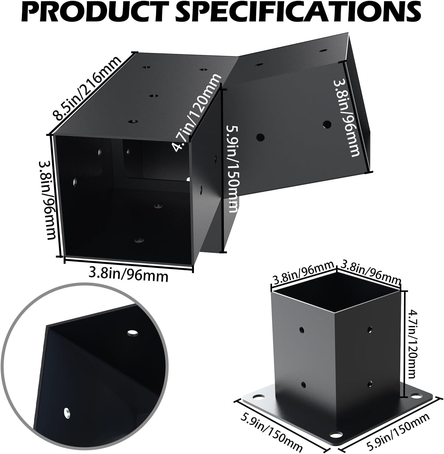 Pergola Kit with Brackets 15° Slanted Roof Pergola Bracket Kit Roof ...