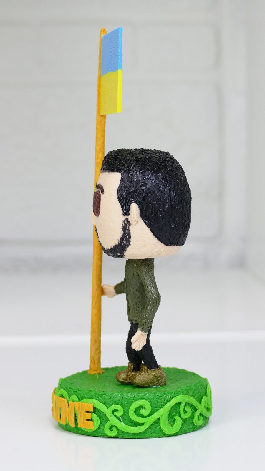 3D Sculpture Volodymyr Zelensky Ukraine like Funko Pop Hand Made | eBay
