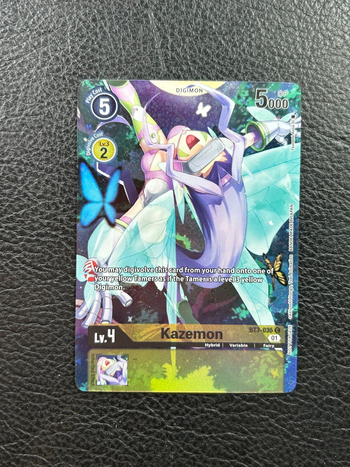 Digimon Kazemon Card