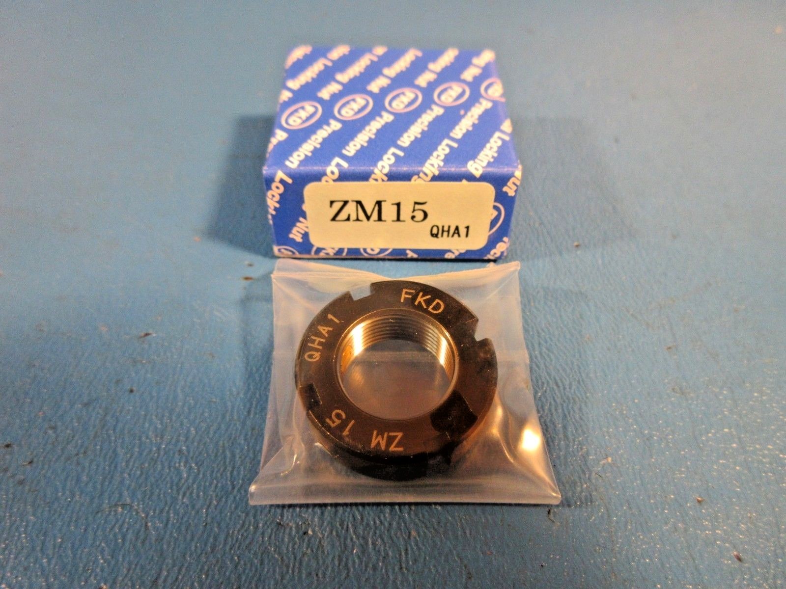 FKD, ZM15 Precision Locking Nut, 1.0 Thread Size, Locknut (Baldor, ZVL ...