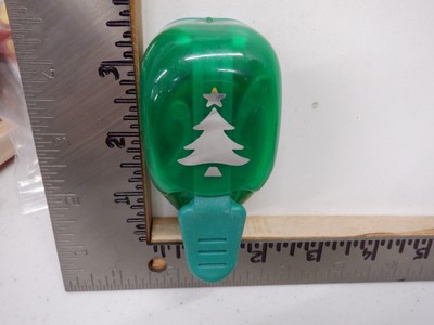 EK SUCCESS CHRISTMAS TREE STAR PAPER PUNCH LEVER STYLE EUC A30649 | eBay