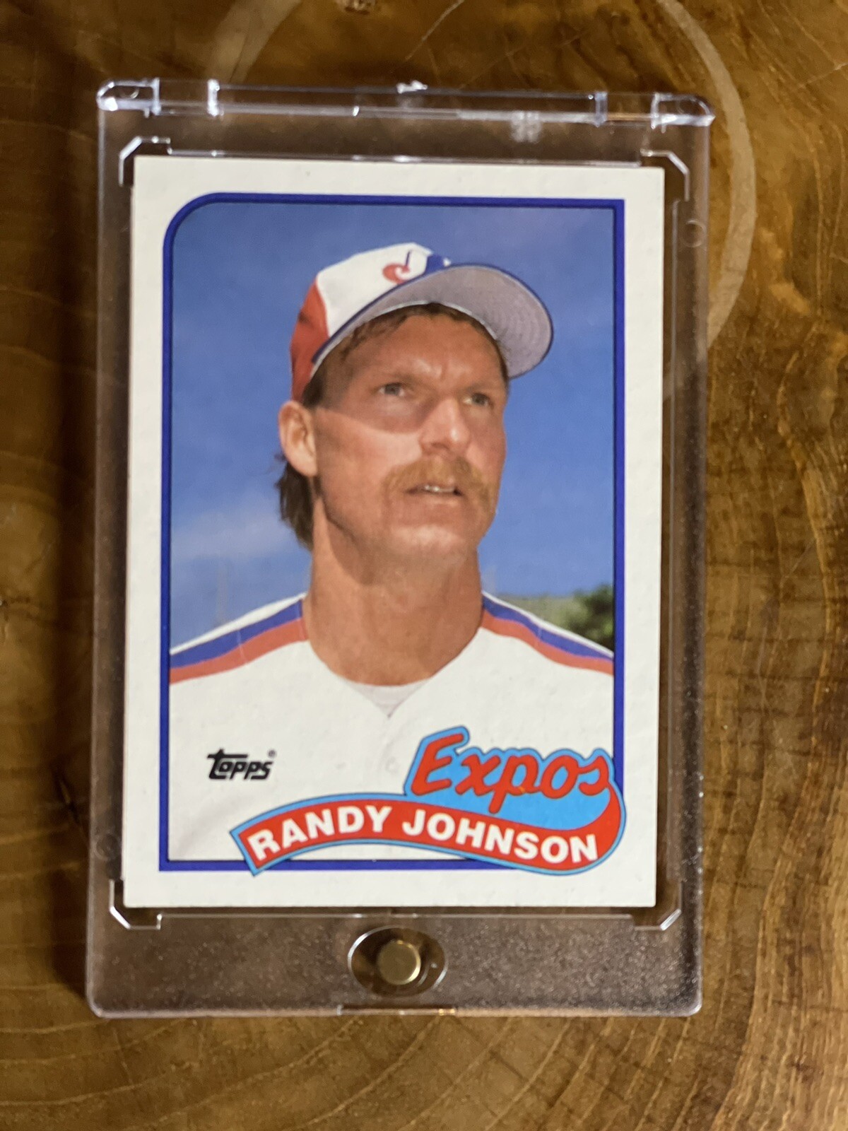 1989 Topps Randy Johnson Rookie RC #647 Montreal Expos Seattle Mariners ...