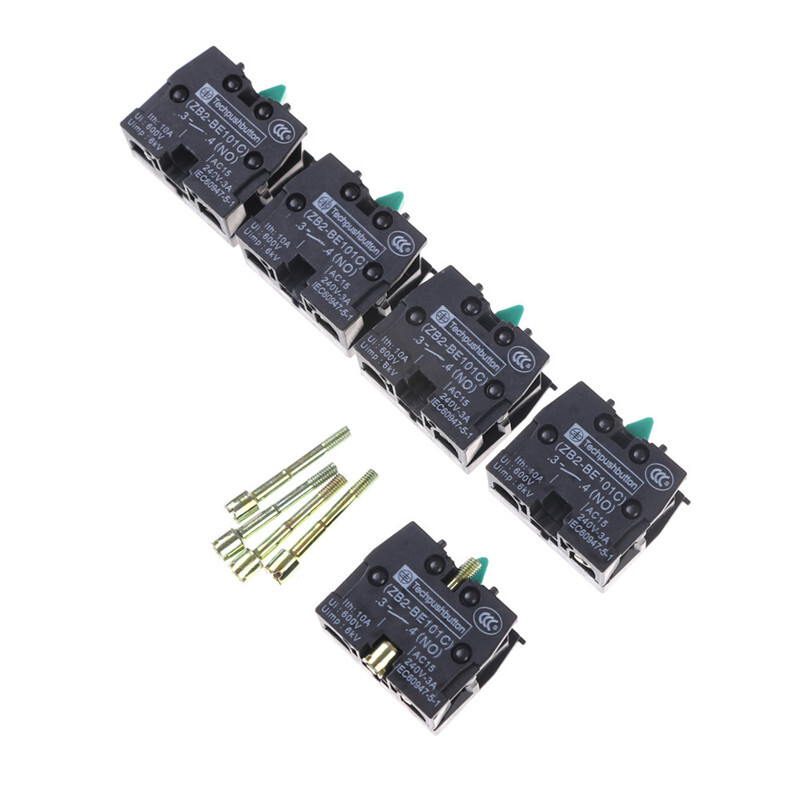 5PCS ZB2-BE101C Push Button Switch Contact Block XB2 Series Products S ...