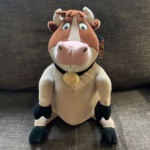 Disney 14" Maggie Plush Brown Cow Home on The Range Stuffed Animal Toy ...